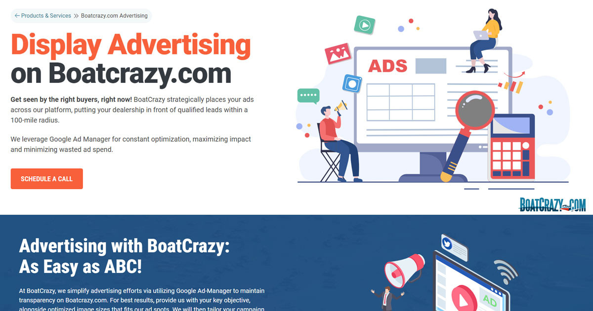 Display Advertising on Boatcrazy.com